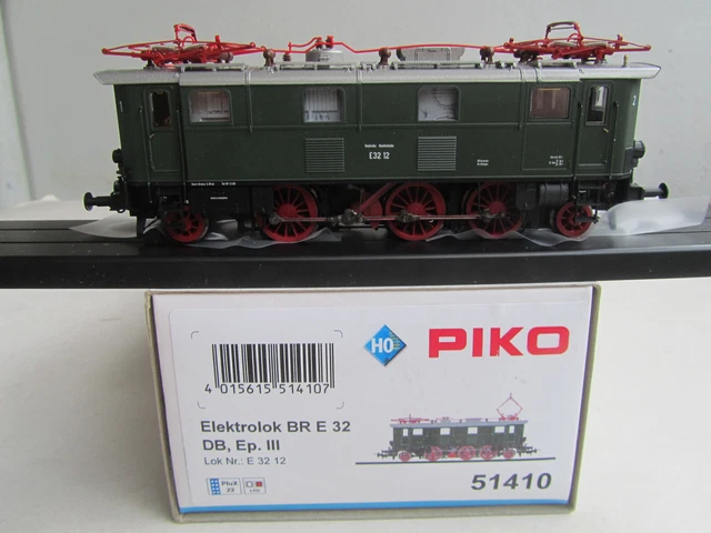 PIKO 51410 H0 - locomotiva elettrica E 32 12 delle ferrovie dello Stato in IMBALLO ORIGINALE ...