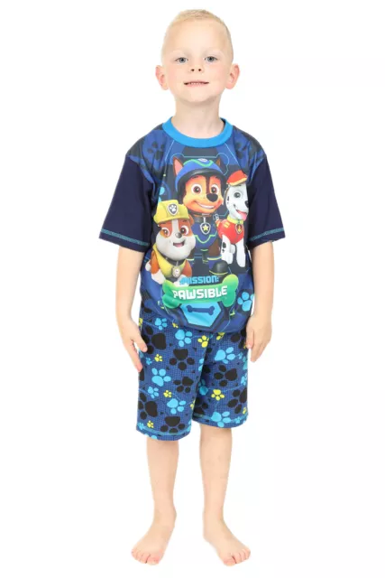 PAW PATROL PYJAMAS Shorts Boys 3 to 7 Years Nick Jr Pyjama Pjs £10.99 ...