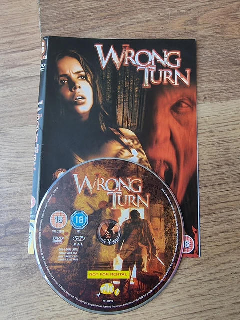 WRONG TURN [DVD] ** DISC AND COVER ONLY ** ACCEPTABLE £1.85 - PicClick UK