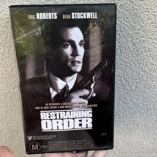 RESTRAINING ORDER VHS Tape Eric Roberts Dean Stockwell $14.95 - PicClick AU