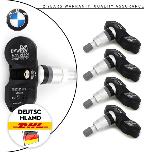 ORIGINAL BMW RDK RDC Sensoren 5er F10 F11 6er F12 7er F01 F02 X3 F25 ...