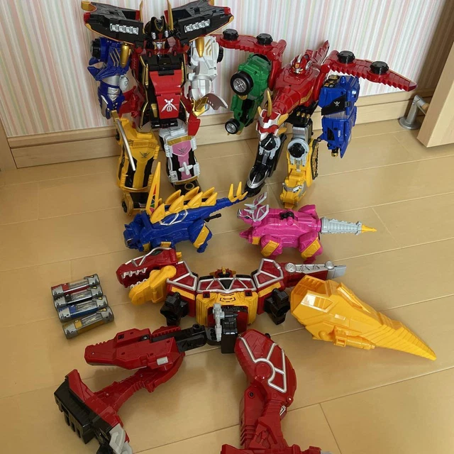 POWER RANGERS SUPER Megaforce Gokaiger DX Megazord 5set Bundle Bulk ...