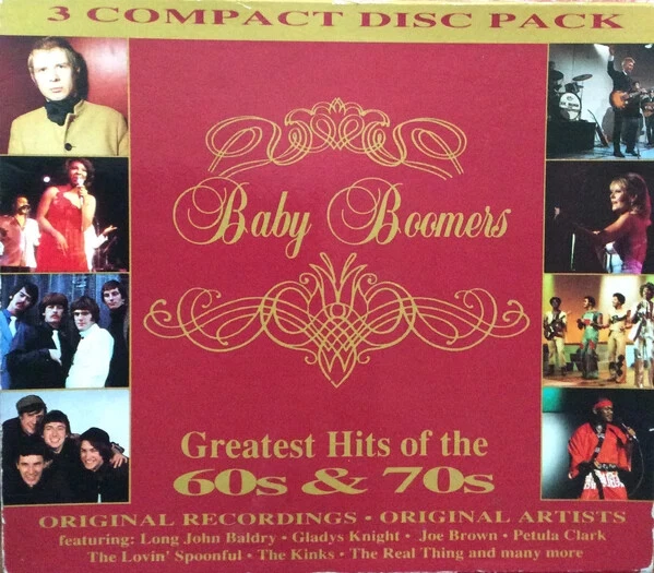 BABY BOOMERS: GREATEST Hits of the 60s & 70s - 3 Disc Album | FREE POST ...