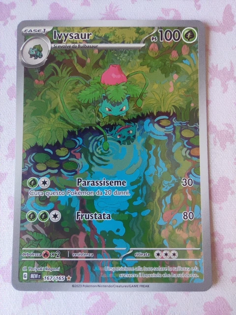 CARTA POKÉMON IVYSAUR 167/165 Near Mint Pokémon 151 ITA EUR 36,00 - PicClick IT