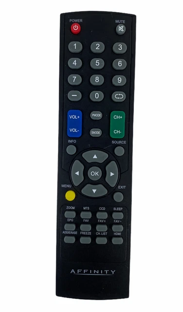 AFFINITY SLE3032 OEM Original TV Television Replacement Remote Control ...