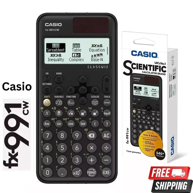 CASIO FX-991CW CLASSWIZ Advanced Engineering Scientific Calculator £16. ...