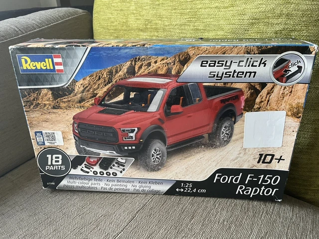 REVELL EASY CLICK Ford F-150 Raptor 1:25 Car Model Kit - 07048 £15.00 ...