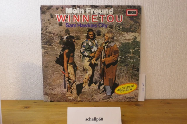 MEIN FREUND Winnetou Sam Hawkins City, Folge 3, Hörspiel- LP 12" EUR 13 ...