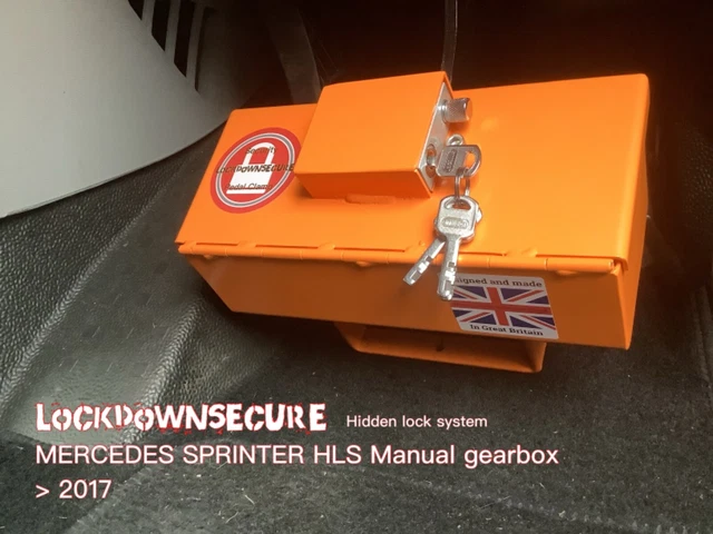 MERCEDES SPRINTER SECURITY pedal lock manual gearbox Camper van work ...