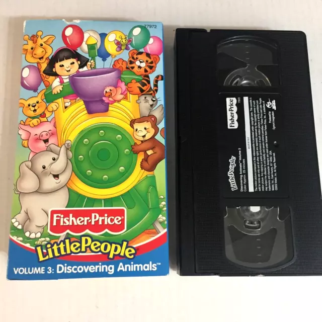 FISHER PRICE LITTLE People Vol. 3 Discovering Animals VHS Ships With ... FISHER PRICE LITTLE People Vol. 3 Discovering Animals VHS Ships With ...