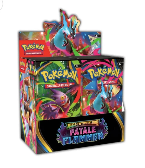 POKÉMON FATALE FLAMMEN Display Booster Box – Deutsch - VORBESTELLUNG ...