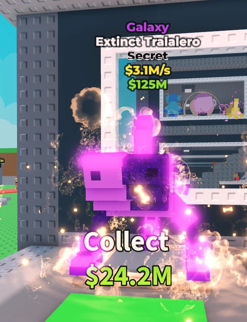 🌌ROBLOX STEAL A BRAINROT *3.1M/s GALAXY EXTINCT TRALALERO* SECRET🦈 $9. ...