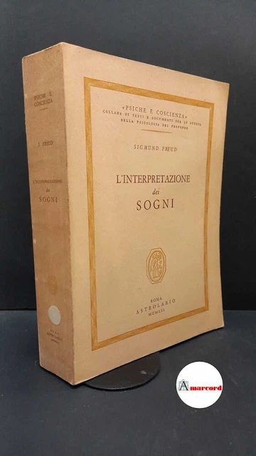 FREUD, SIGMUND. , and Bazlen, Roberto. L'interpretazione dei sogni Roma ...