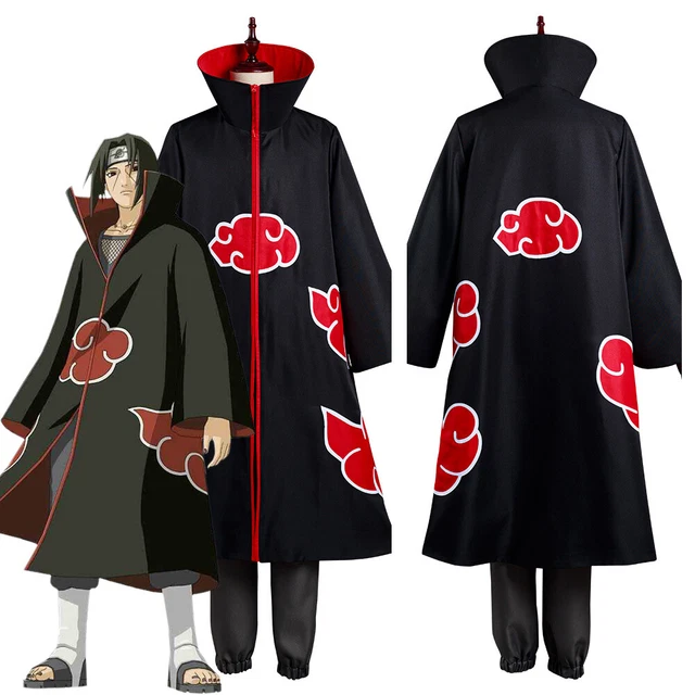 NARUTO AKATSUKI UCHIHA Itachi Carnival Outfit Cosplay Costume Halloween ...