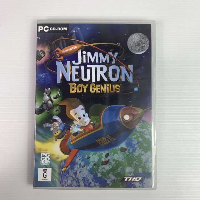 JIMMY NEUTRON BOY Genius PC CD-ROM THQ Kids Family Video Game $14.97 ...