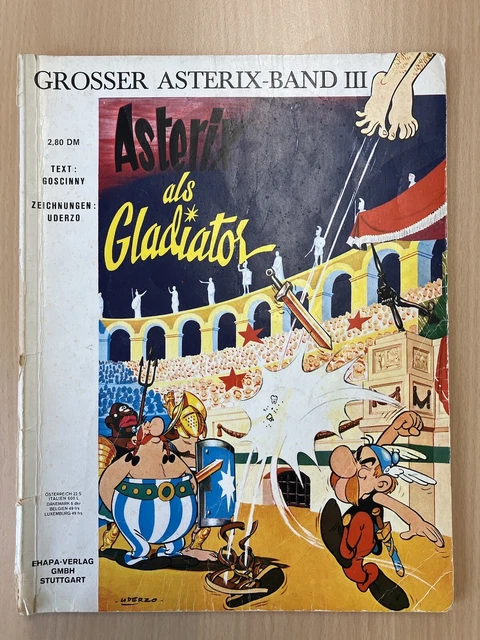 GROSSER ASTERIX BAND III orig. EHAPA-Verlag 1969 Asterix als Gladiator EUR 1,00 - PicClick DE