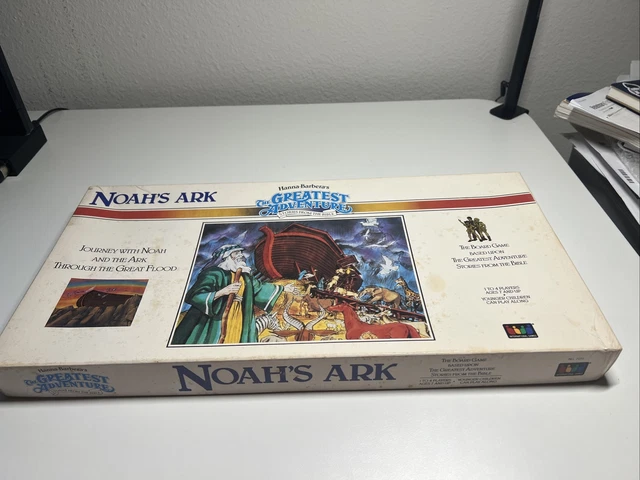 HANNA-BARBERA'S THE GREATEST Adventure Noah's Ark Board Game Vintage ...