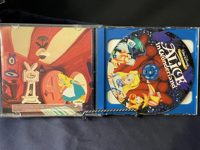 ALICE IN WONDERLAND Disney Movies VCD Kids Movies VCD Video CD RARE £49 ...