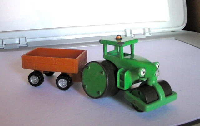 BOB THE BUILDER Diecast Magnetic Roley and Plastic Trailer $16.00 ...