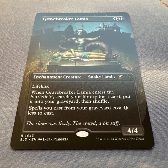 GRAVEBREAKER LAMIA COMME neuf Secret Lair 1643 SLD MTG dioramas ...