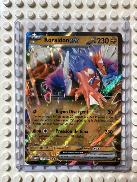 CARTE POKÉMON KORAIDON EX 124/197 OBF Flammes Obsidiennes FR NEUF EUR 5 ...