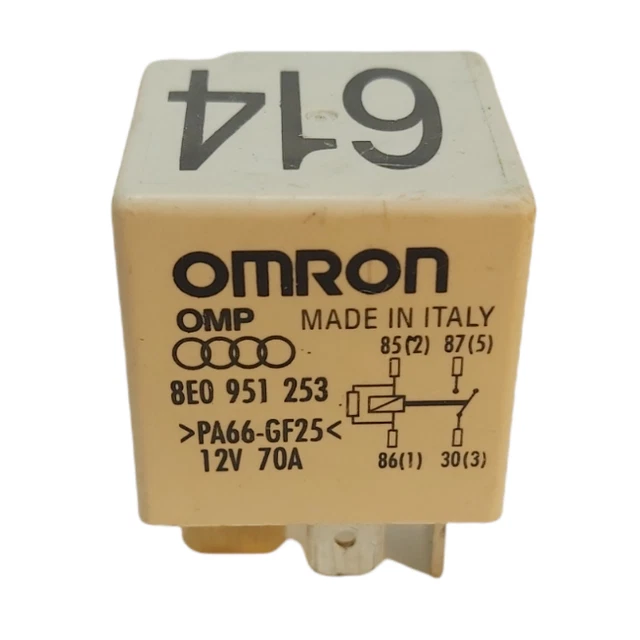 AUDI VW GENUINE Glow Plugs Fuel Pump Relay 614 / 8E0951253 4-Pin £18.00 ...