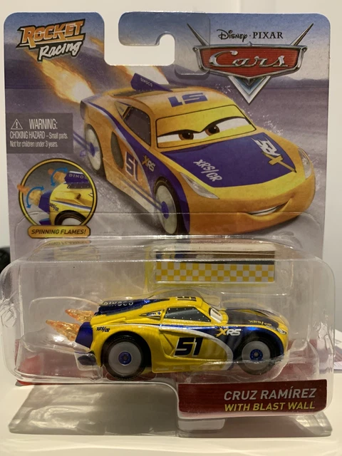 DISNEY PIXAR CARS - Rocket Racing Cruz Ramirez With Blast Wall Official ...