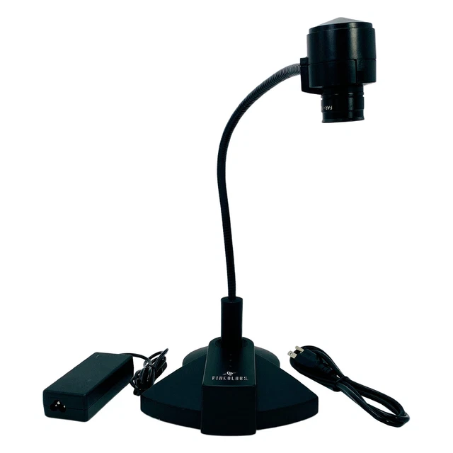 VIDEOLABS FLEXCAM ICAM Gooseneck 1/3” CMOS Document Camera w/Bundle ...