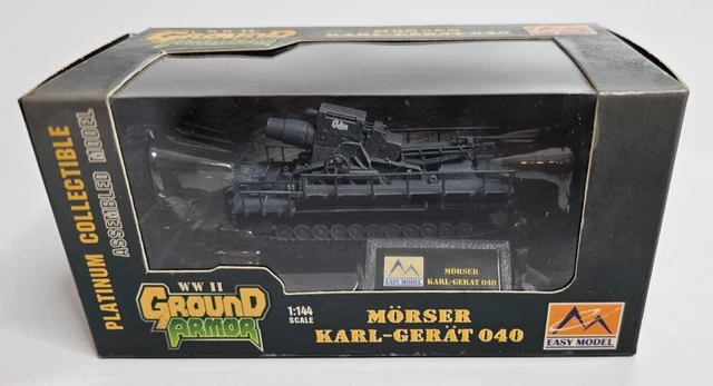 EASY MODEL GROUND Armor Ww2 German Morser Karl-Gerat "Odin" 1/144 Scale ...