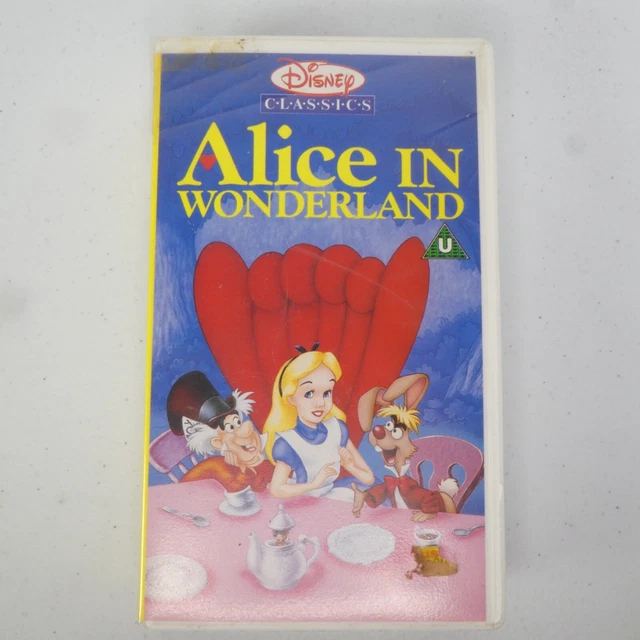 ALICE IN WONDERLAND VHS Video Cassette Walt Disney Classics Children £3.99 - PicClick UK