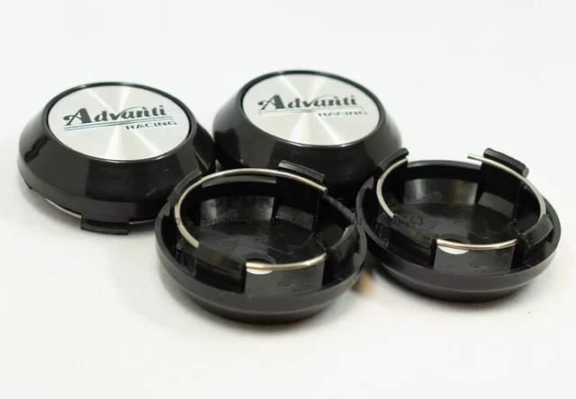 4X64MM ADVANTI RACING Logo Emblems Wheel Center Caps Hubcaps Badges ...