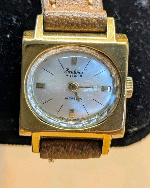 BENTIMA STAR LADIES manual gold filled incabloc watch. Working. Swiss ...