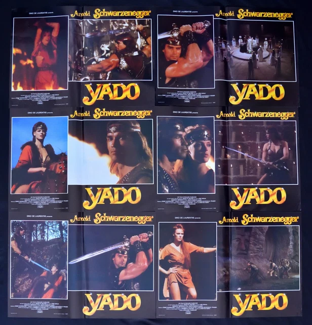 FOTOBUSTA YADO ARNOLD Schwarzenegger Brigitte Nielsen Sandahl Bergman ...