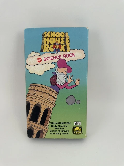 SCHOOL HOUSE ROCK! Science Rock VHS Tape 1987 ABC Golden Book Video ...