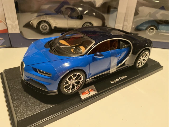 BUGATTI CHIRON BLUE - 1/18 Scale Maisto Special Edition Diecast - New ...