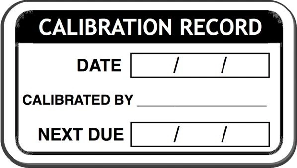 100 X CALIBRATION Record Labels Calibration labels Calibration Stickers ...
