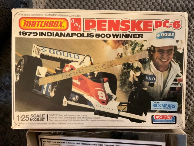 MATCHBOX PENSKE PC-6 1979 indianapolis 500 winner 1-25 scale £37.11 ...