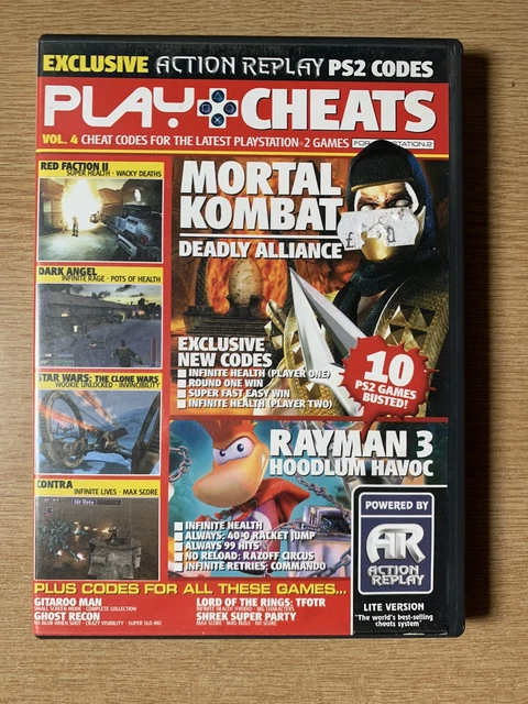 VOL. 4 ACTION Replay Play Cheats Codes PS2 Playstation 2 Game Codes £3. ...