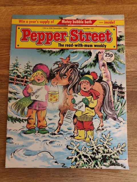 COMIC - PEPPER Street The Read With Mum Weekly UK Comic Issue #101 1986 ...