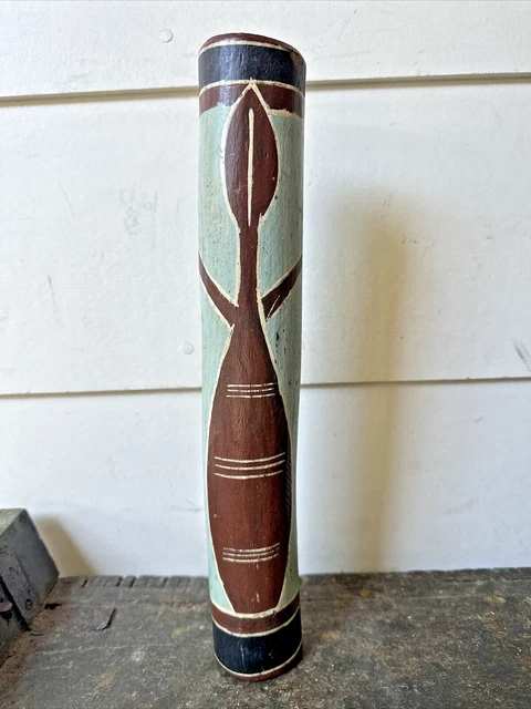 INTERESTING OLD AUSTRALIAN Aboriginal Art Painted Bone Log Armhemland ...