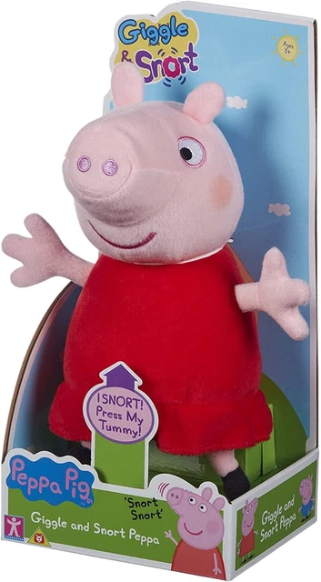 PEPPA PIG GIGGLE & Snort Peppa, Preschool Interactive Soft Toy £16.99 ...