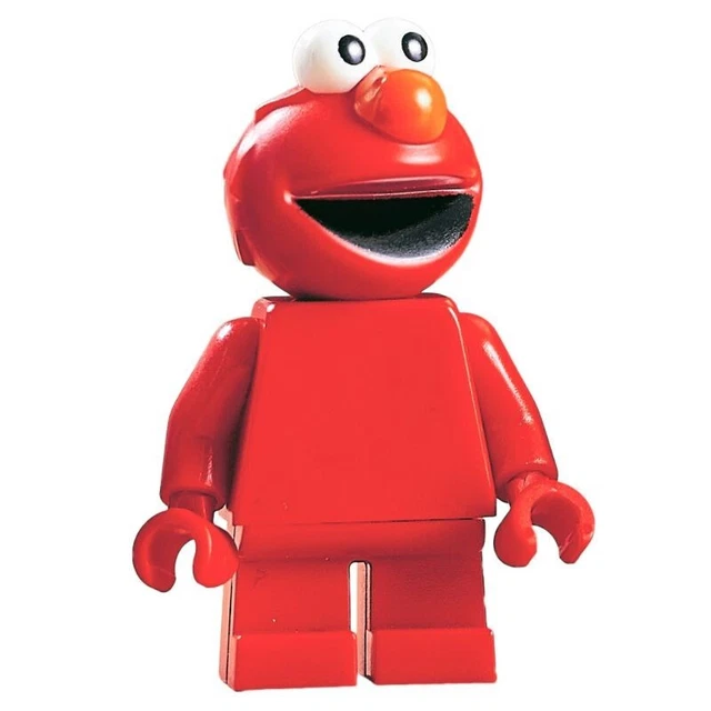 LEGO ELMO MINIFIGURE IDEA074 123 Sesame Street 21324 NEW £13.99 ...