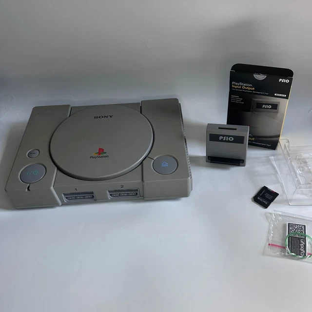 CONSOLE PLAYSTATION 1 PS1 PSX con scheda SD originale mod PSIO 32 GB EUR 171,43 - PicClick IT