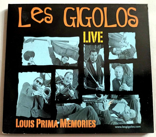 CD LES GIGOLOS (Jazz, swing) - Louis Prima memories, LIVE - Black ...