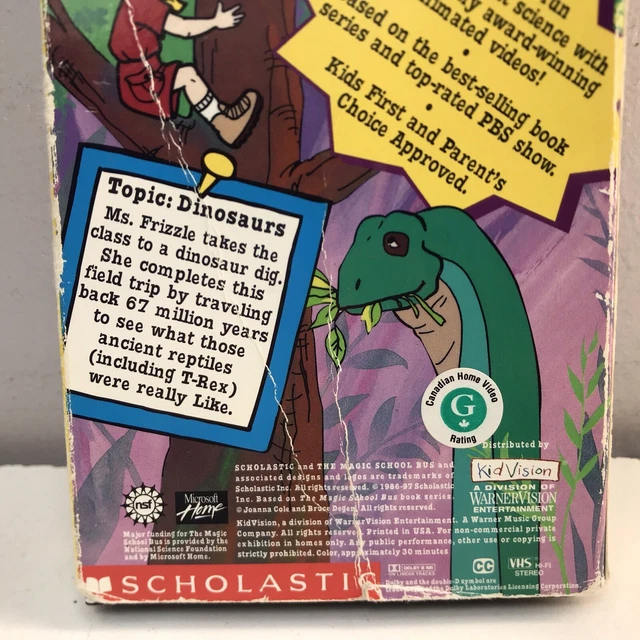 SCHOLASTIC MAGIC SCHOOL Bus Busasaurus VHS Video Tape BUY 2 GET 1 FREE ...