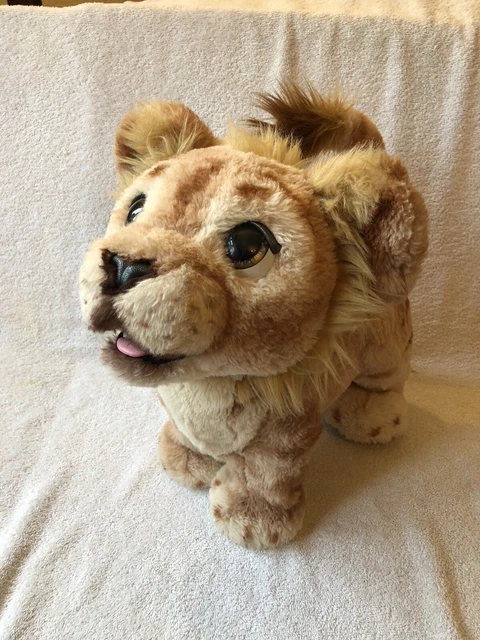 FURREAL DISNEY THE Lion King Simba Mighty Roar Interactive Plush Soft ...