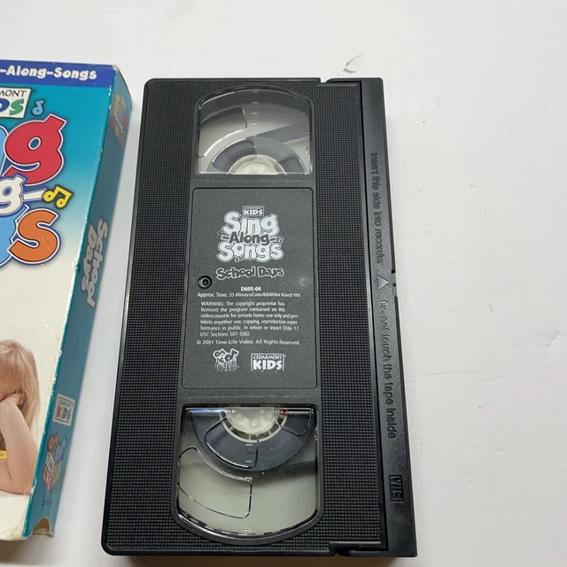 SING ALONG SONGS School Days VHS £9.10 - PicClick UK