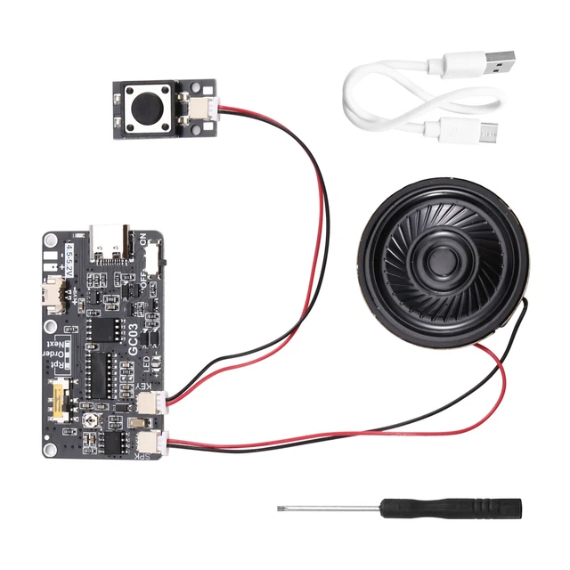 RECORDABLE SOUND MODULE 8M MP3 Button Control Music Voice Player Board ...