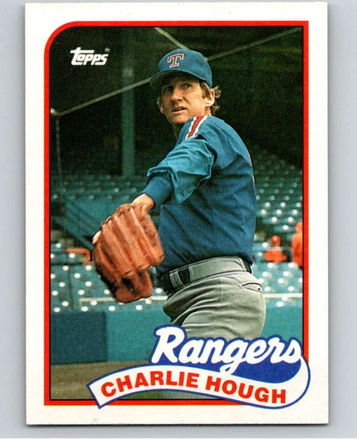1989 TOPPS BASEBALL #345 Charlie Hough Texas Rangers EUR 0,80 - PicClick FR