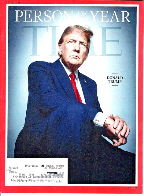 TIME MAGAZINE DEC 30, 2024 - DONALD TRUMP is the Person of the Year £35 ...